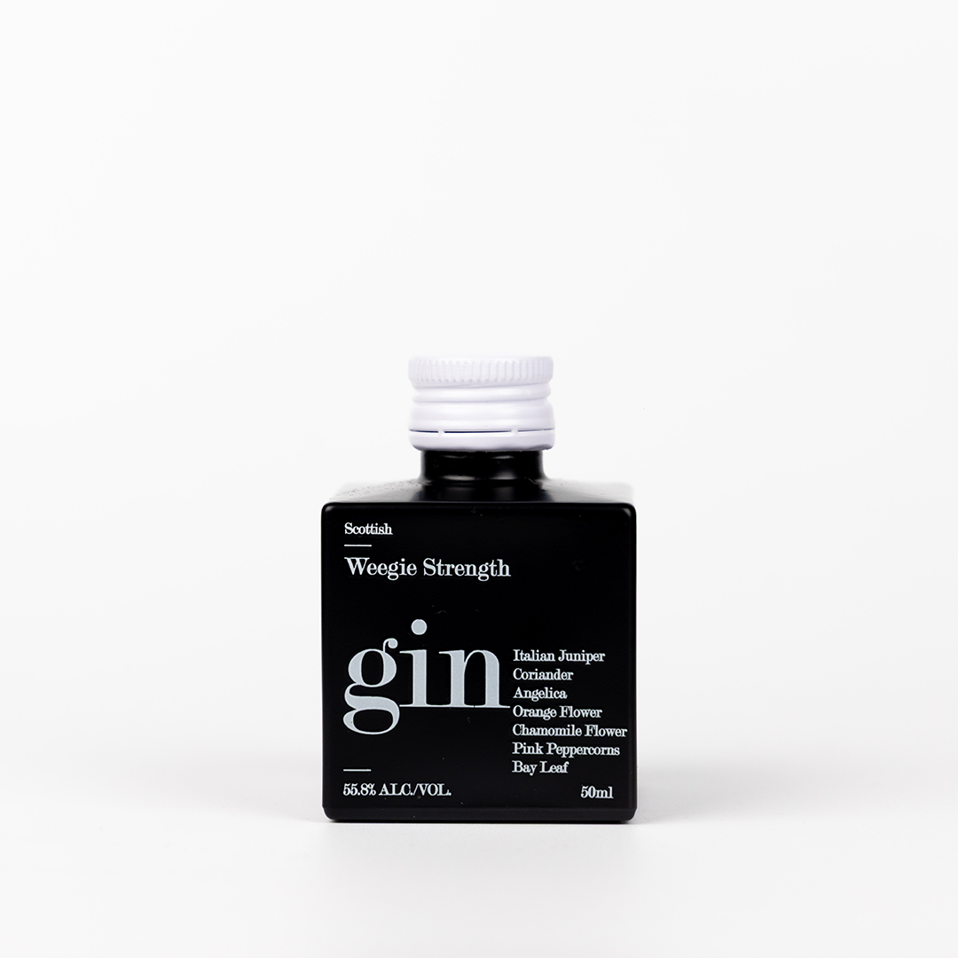 Glaswegin Miniature Weegie Strength Gin 5cl